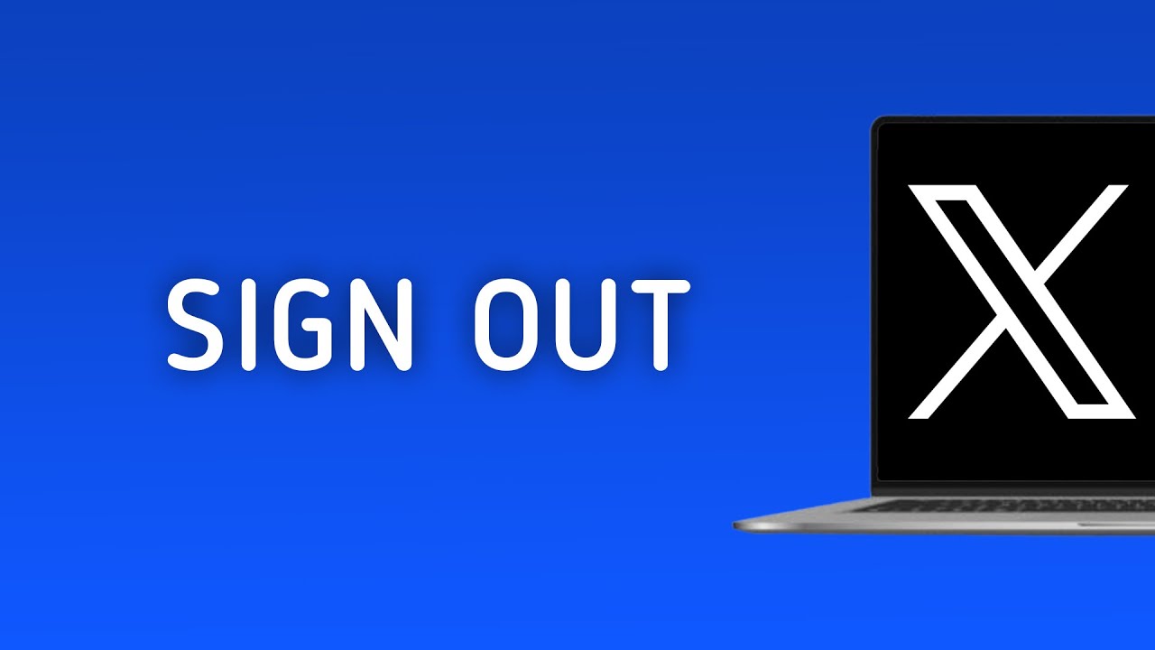 How To Sign Out On X (Twitter) On PC - YouTube