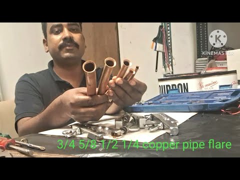 copper pipe flaring#ac copper pipe flaring - YouTube