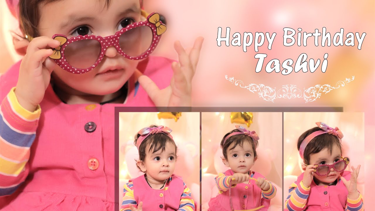 TASHVI 1st Birthday Highlight 4K 2023 | Best Birthday | By Taj Studio ...