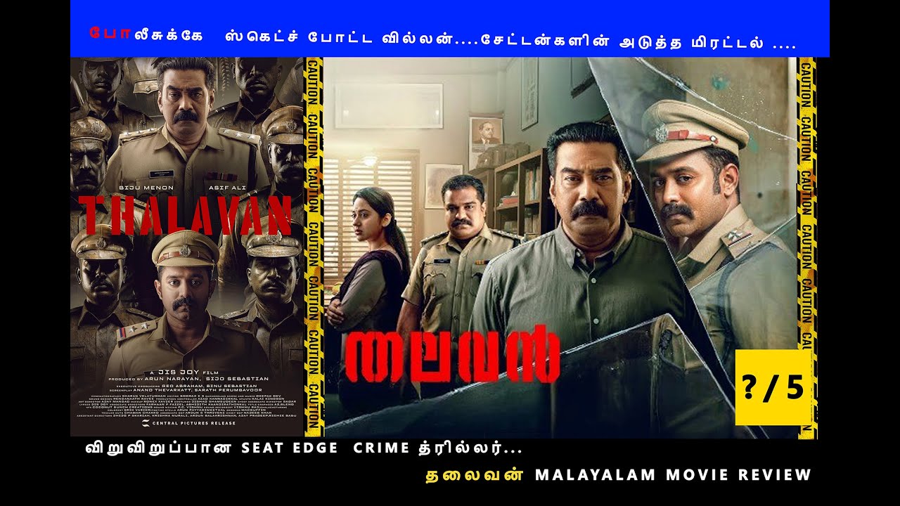 Thalavan MALAYALAM Movie Review I Biju Menon I Asif Ali I Deepak Dev I ...