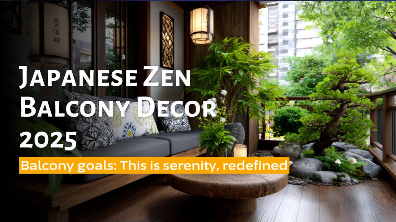 2025 Japanese Zen Balcony Decor | Peaceful Garden Design Inspiration ...