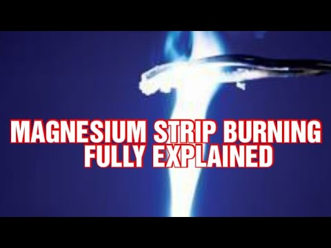 MAGNESIUM STRIP BURNING | SCIENCE EXPERIMENT | ILLUSTRATION CHEMICAL ...