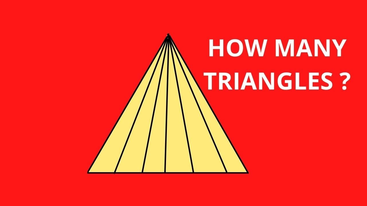 HOW MANY TRIANGLES I MATHS PUZZLE I SHORT TRICKS I TRIANGLES PUZZLE HOW MANY TRIANGLES I MATHS PUZZLE I SHORT TRICKS I TRIANGLES PUZZLE