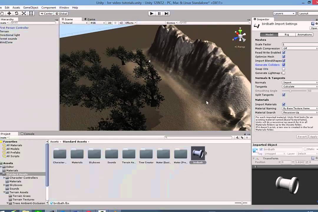 Importing Blender objects into Unity - YouTube