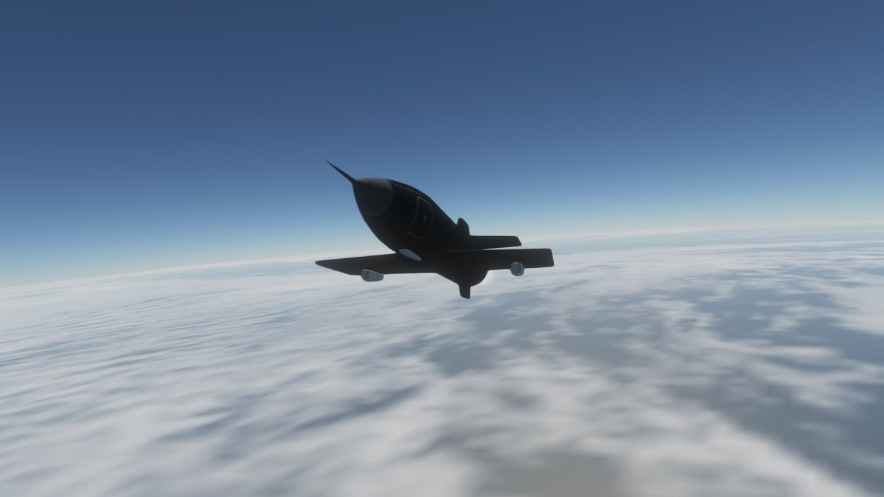 KSP RSS X-Plane high altitude flight - YouTube