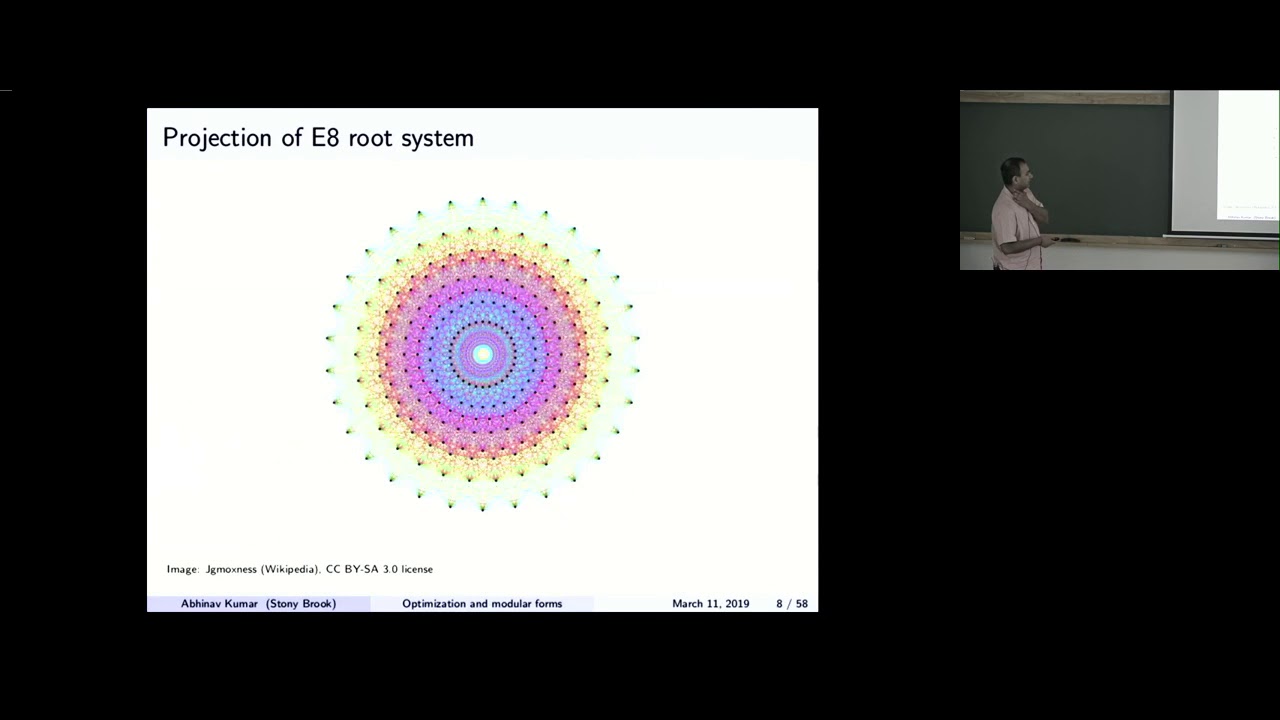 Sphere packing, energy minimization, and modular forms by Abhinav Kumar - YouTube
