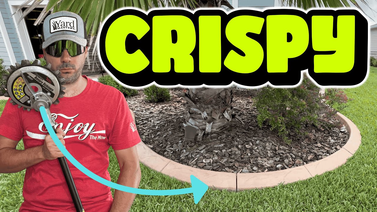 Achieve Perfect Lawn Edges: Deep Edging for a Flawless Landscape - YouTube