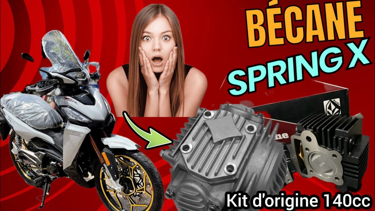 المونتاج BÉCANE SPRING 140cc préparation KIT D'ORIGINE 💯 - YouTube