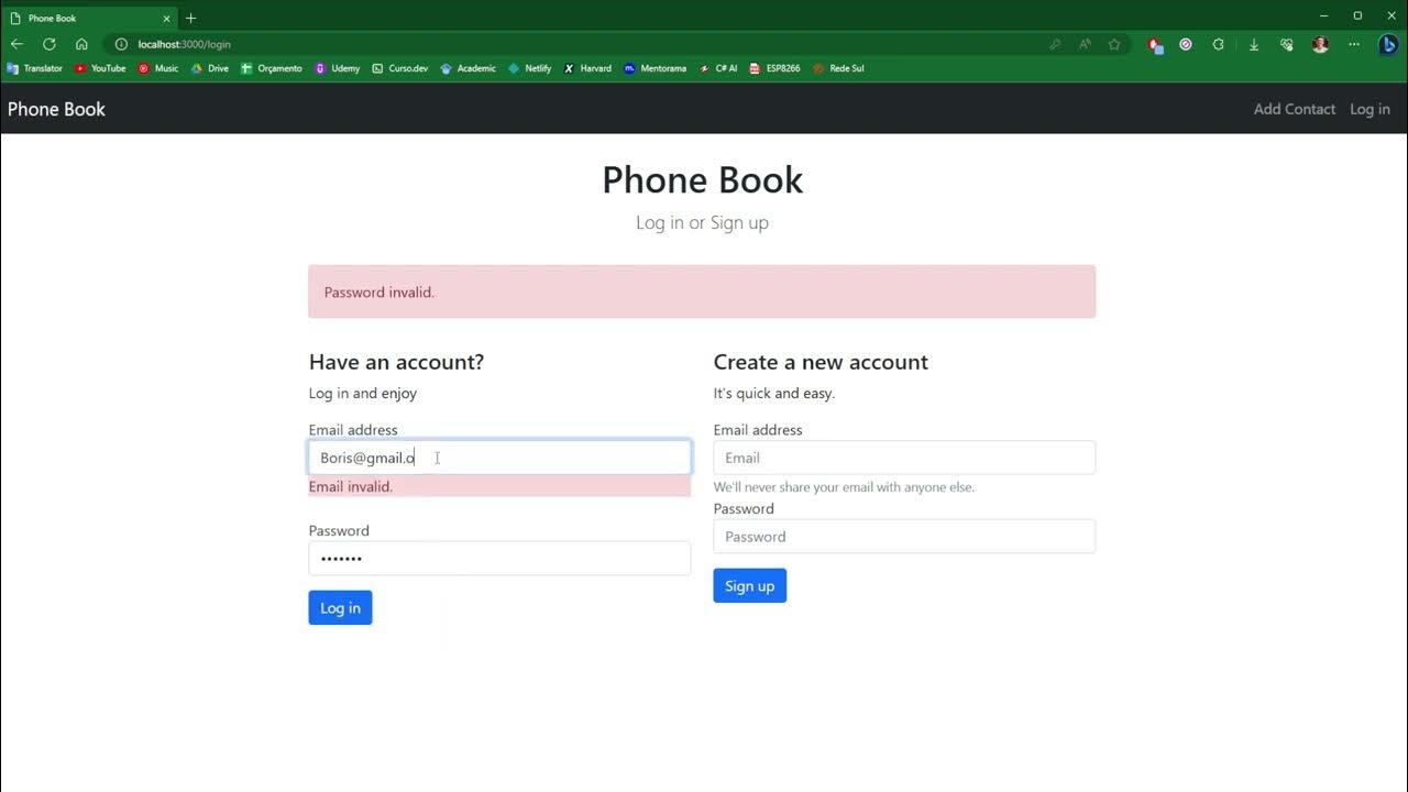 Building A Functional Phonebook With Javascript Html Css And Mongodb Integration Youtube