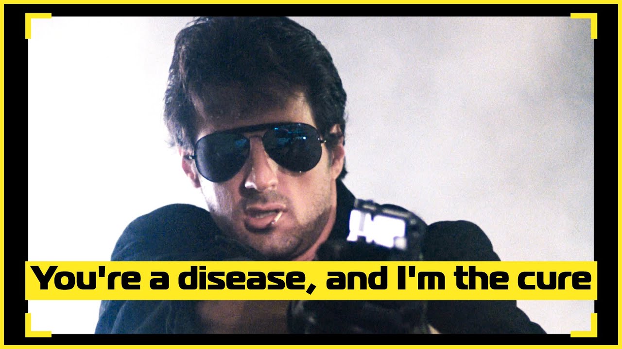 You're a disease, and I'm the cure — Cobra (1986) Movie Clip - YouTube