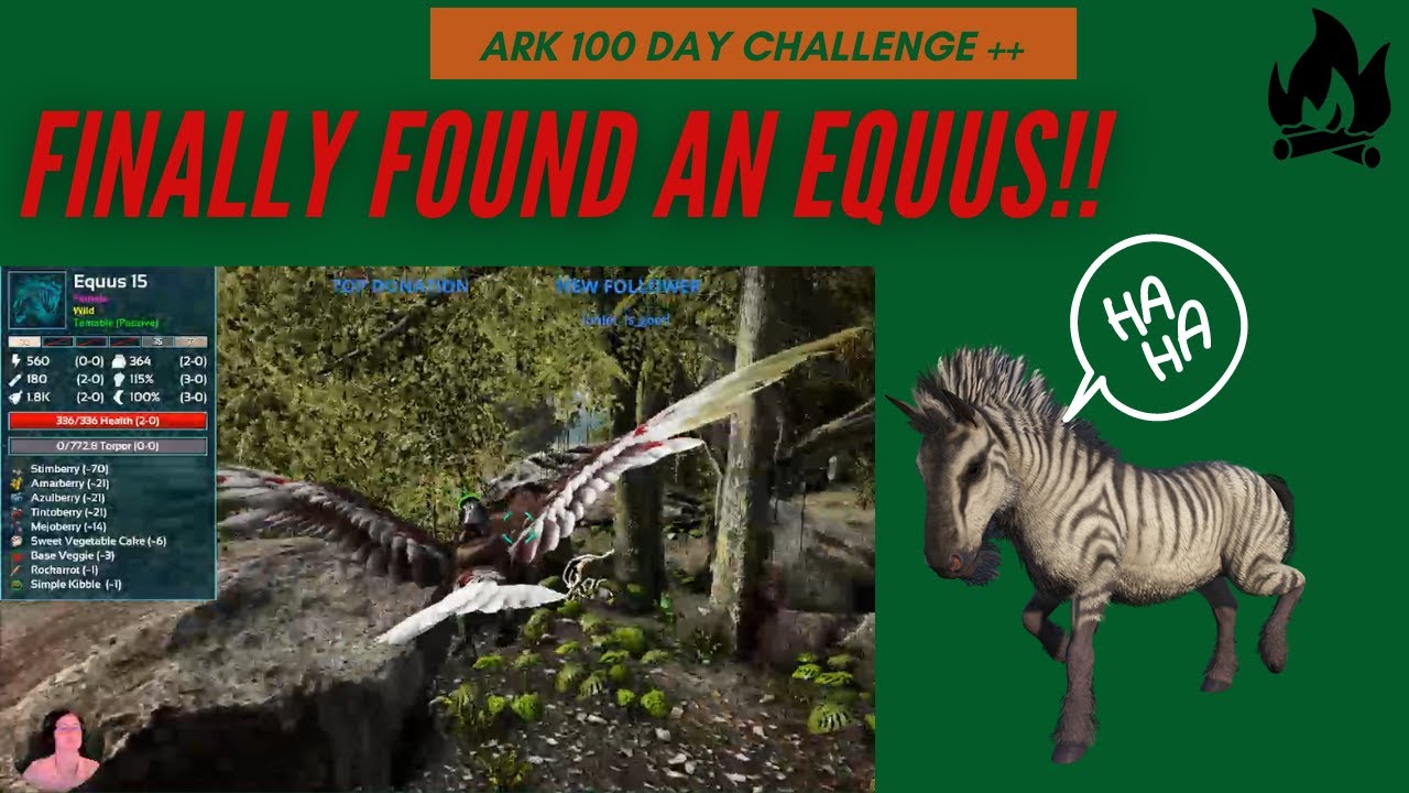 Equus Got Jokes - ARK: Survival Evolved - 100 Day Challenge - Episode ...
