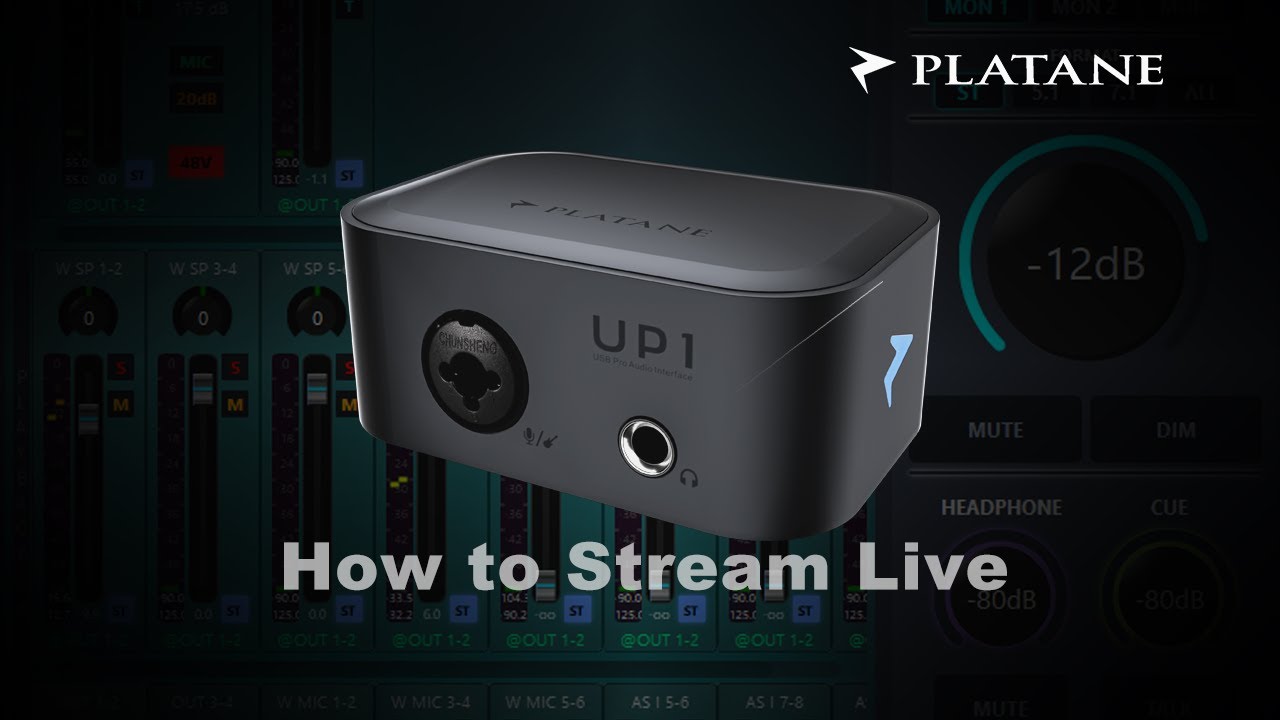 【UP1】How to Stream Live#platane - YouTube