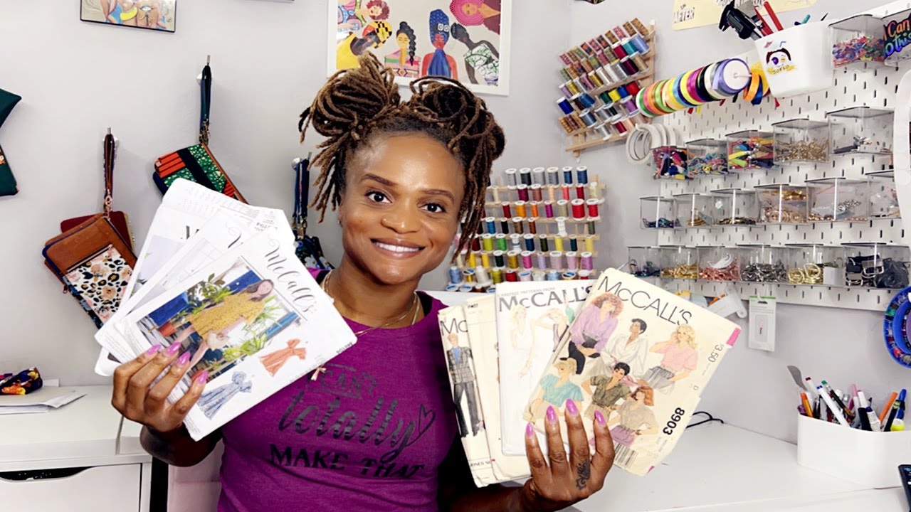 McCalls Pattern haul & Melanated Fabrics haul (August 2022) - YouTube