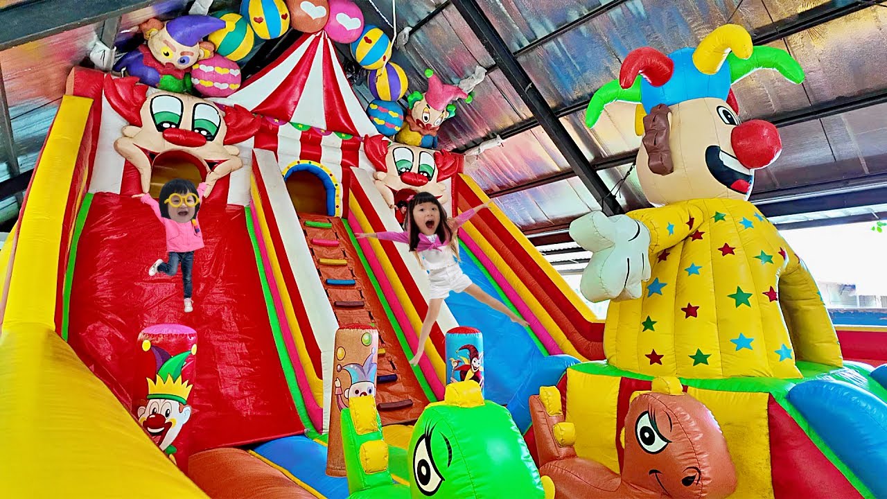 Main Istana Balon Badut dan Balon, Main Ayunan dan Jungkat Jungkit ...