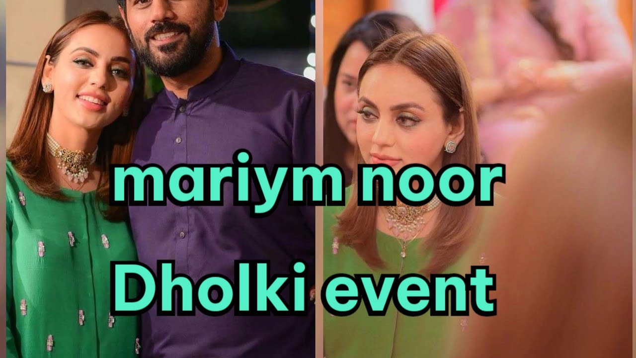beautiful actress mariym noor wedding function #actress #pakistani ...