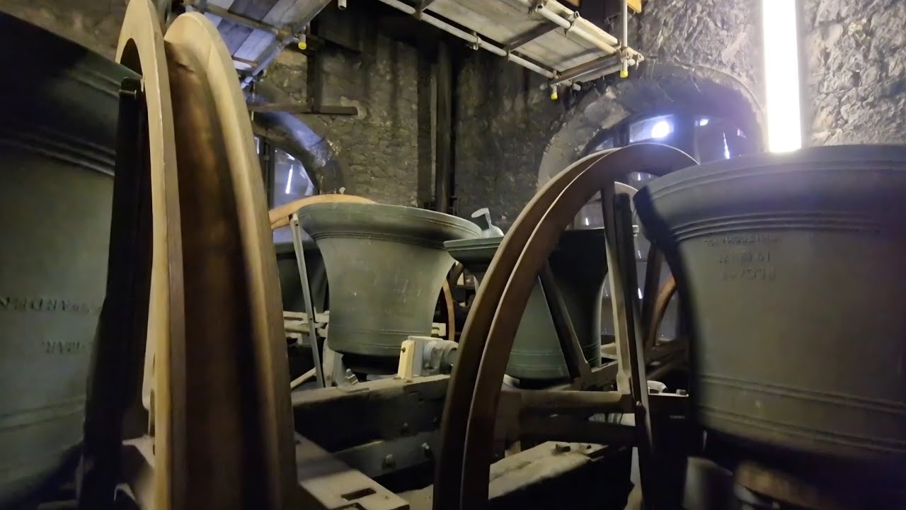 Bell Tower Climb - Bell Ringing - Aerial Views. St Margaret's Church ...
