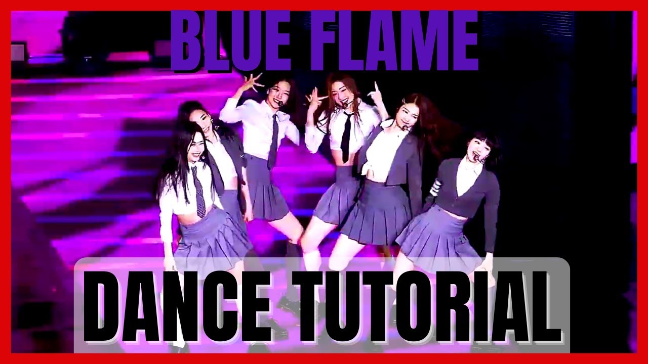 LE SSERAFIM 'BLUE FLAME' Dance Mirror Tutorial (SLOWED) - YouTube