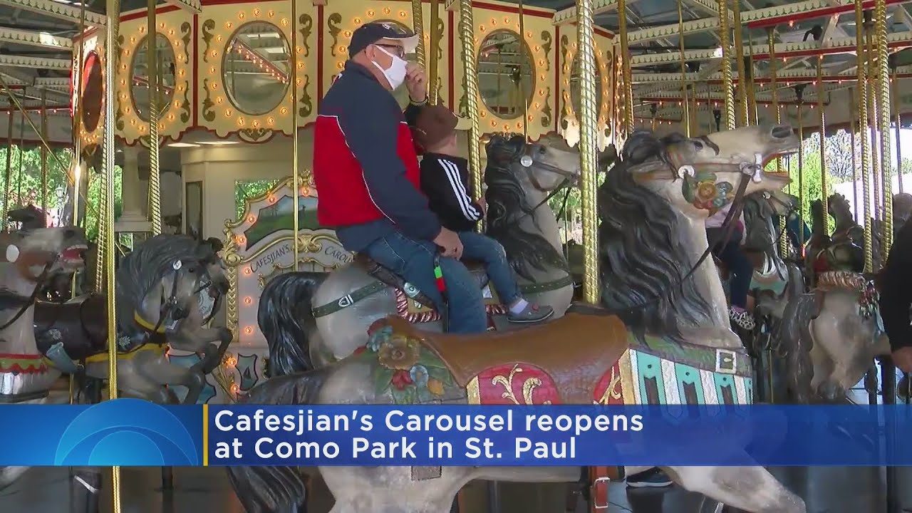 Carousel In Como Park Reopens - YouTube
