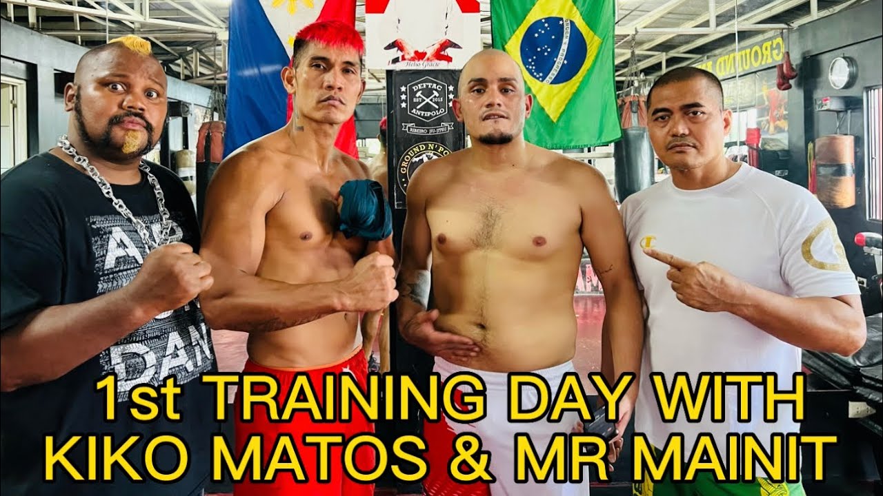 FIRST TRAINING DAY WITH @KikoMatosTV & @mr.mainit @ GNPMMAGYM - YouTube