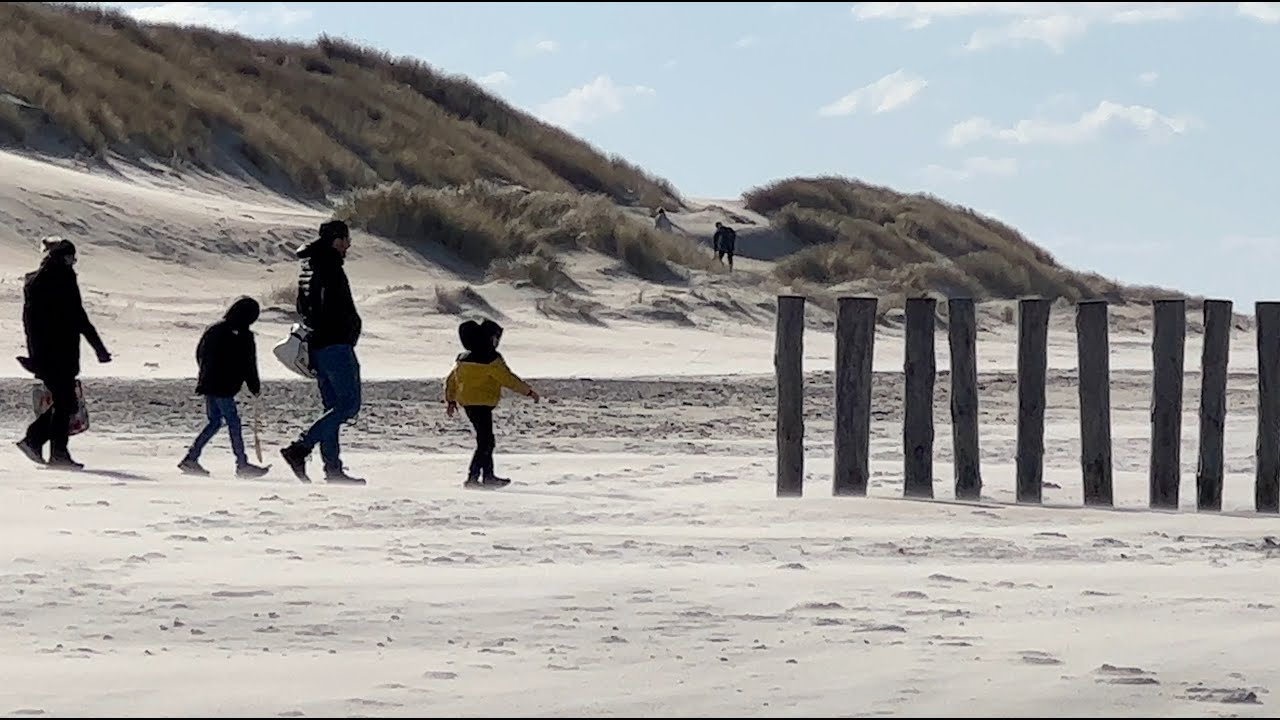 Wandelen langs strand en duinen van Renesse Walking @ Renesse Marcher ...