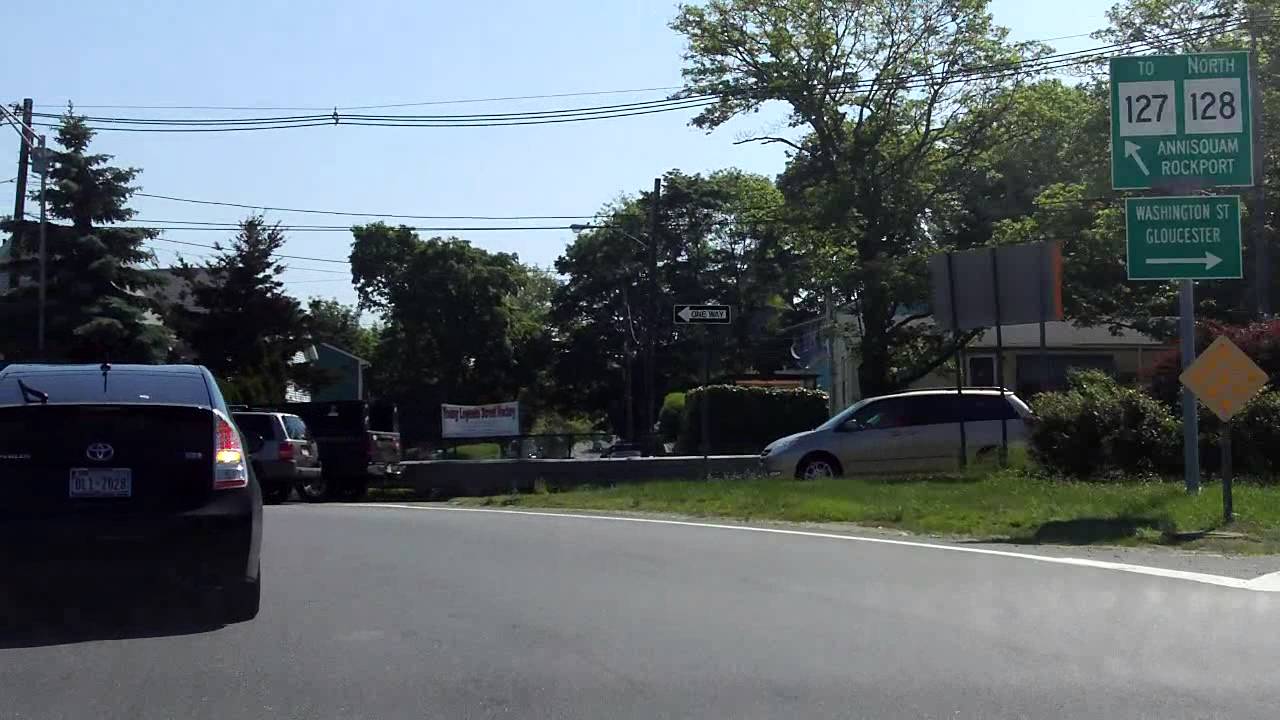 Yankee Division Highway (MA 128 Exits 14 to 9) northbound - YouTube