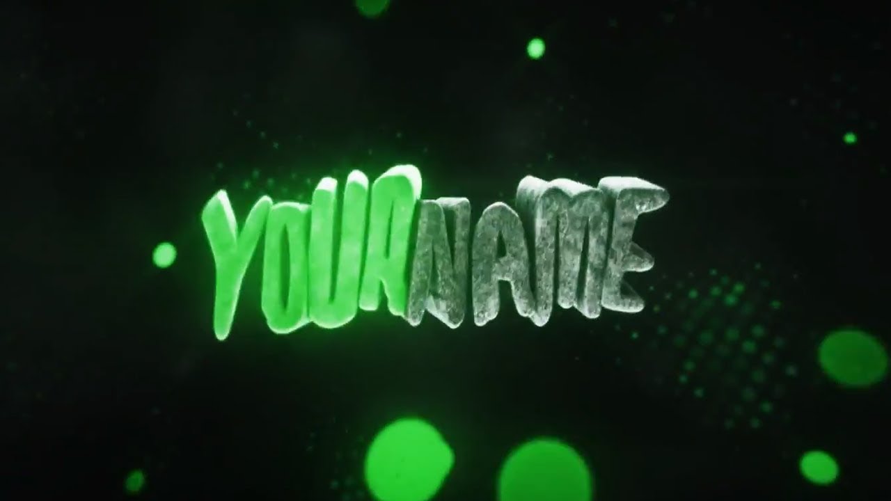 New! Amazing Green Intro Template [Cinema 4D, After Effects] - YouTube