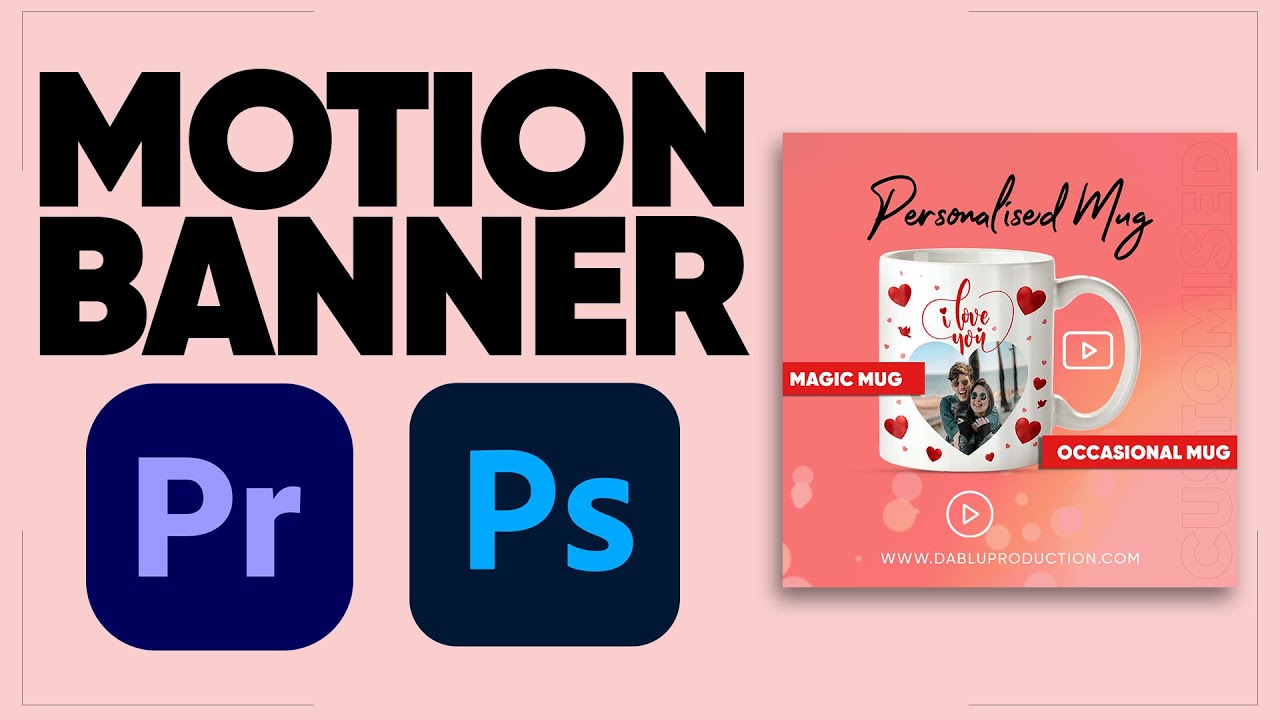 How to Create Motion Graphic Banner in Premiere Pro | Motion Banner for ...