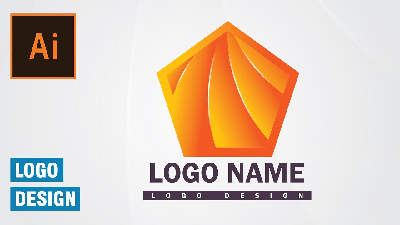 Professional logo design tutorial | Adobe illustrator tutorial - YouTube