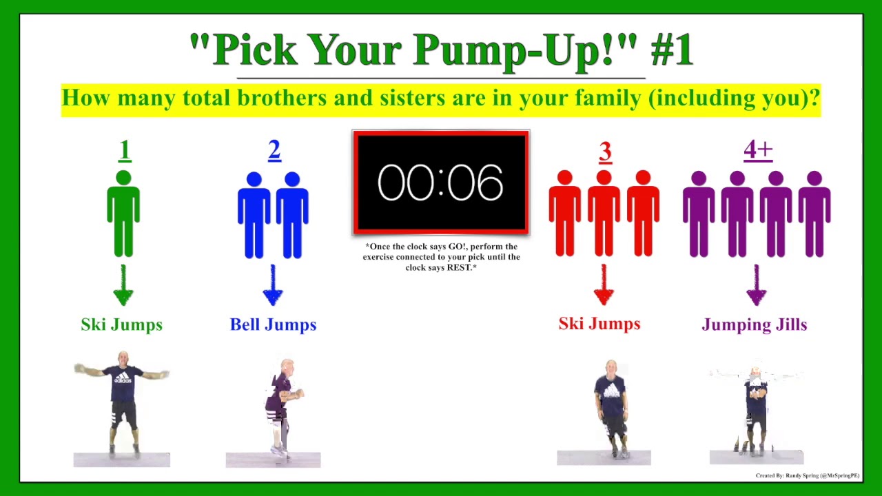 "Pick Your Pump Up!" - Class Introductions with Mr. Spring - YouTube