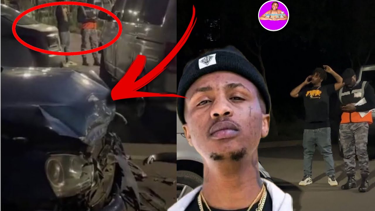 Emtee crashed into another car while he was Hi💨 - YouTube