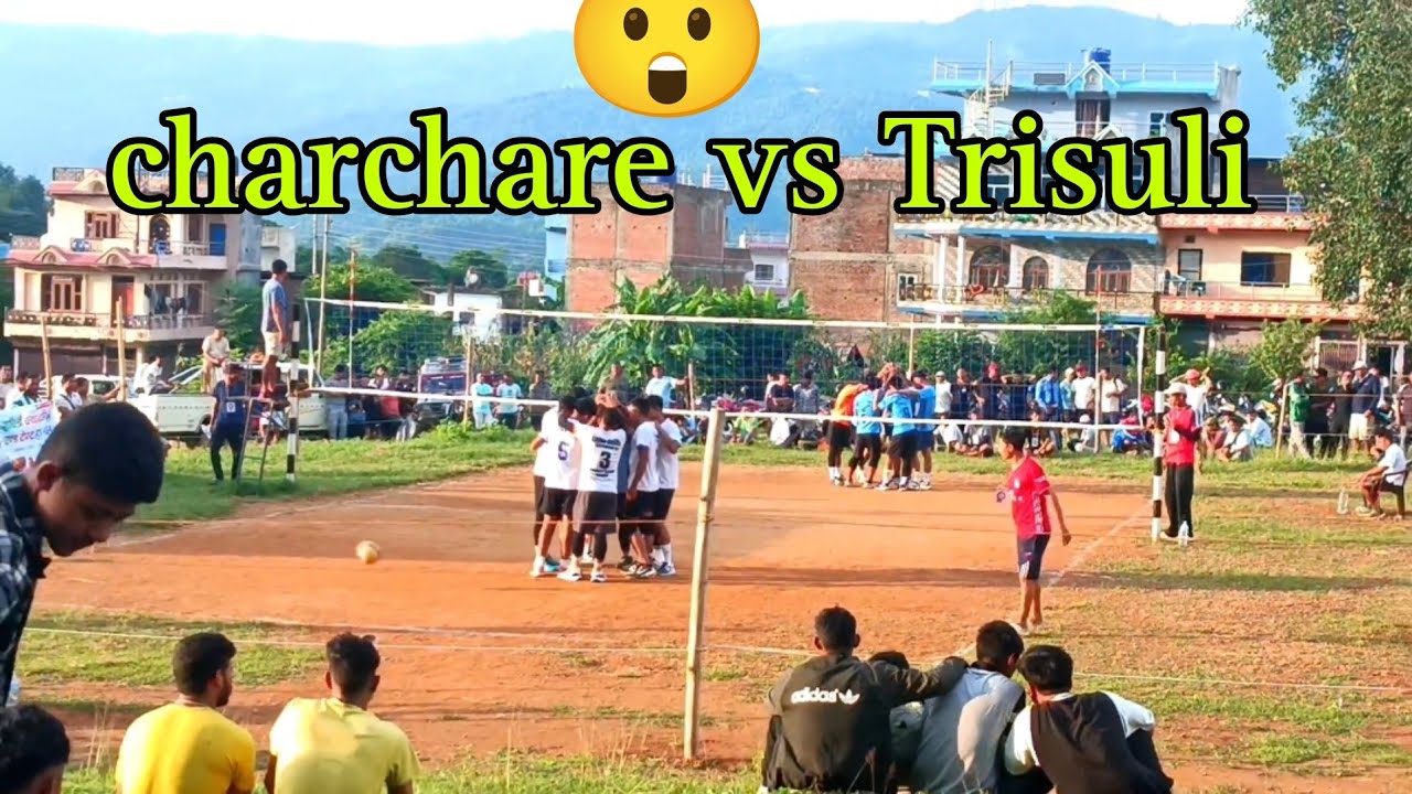 Charchare vs Trisuli Valleyball Match😱 - YouTube