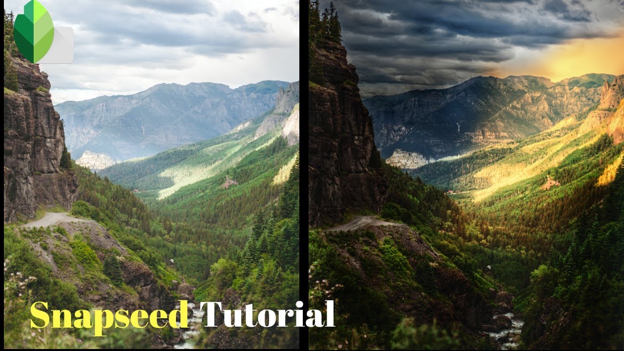Create Light And Shadows With Snapseed | Snapseed Tutorial | Android ...