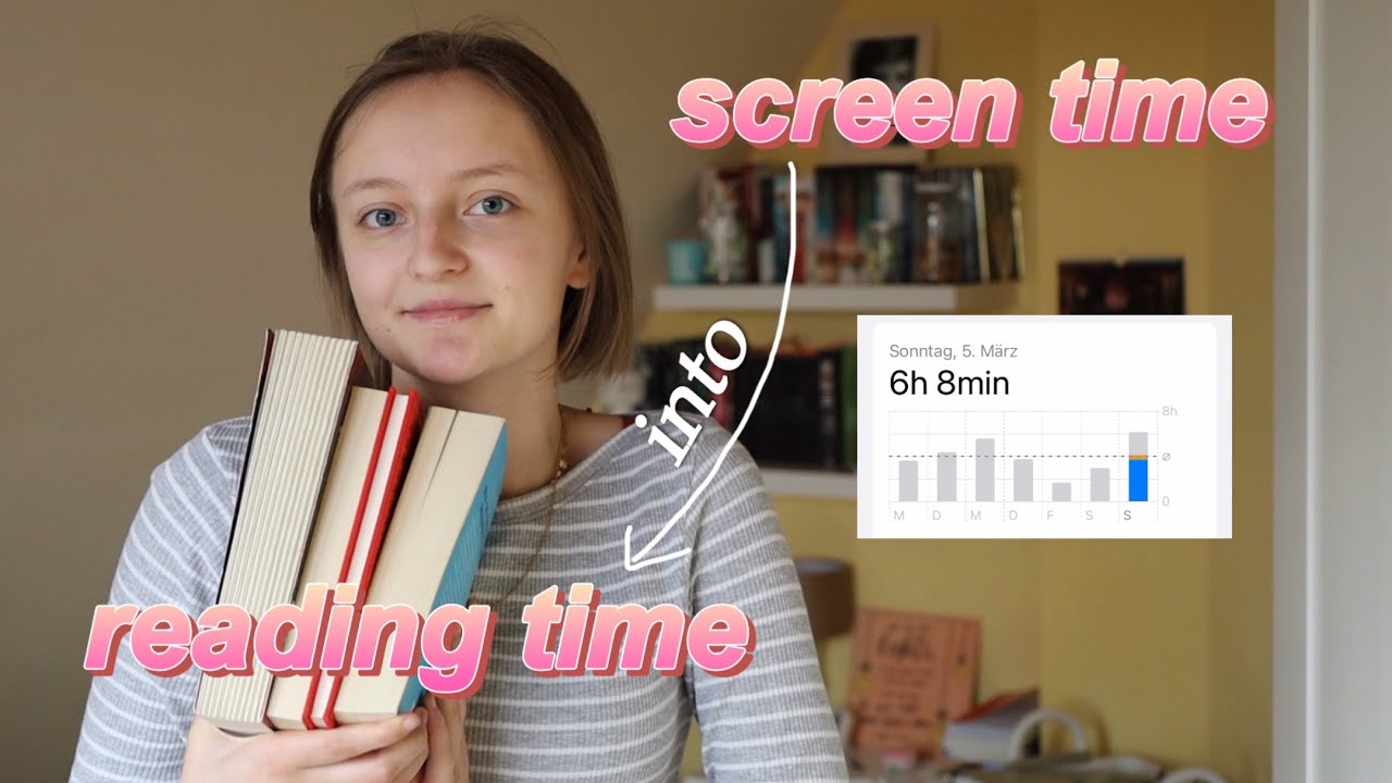 turning my screen time into reading time / 1 week reading vlog/ Alicia ...