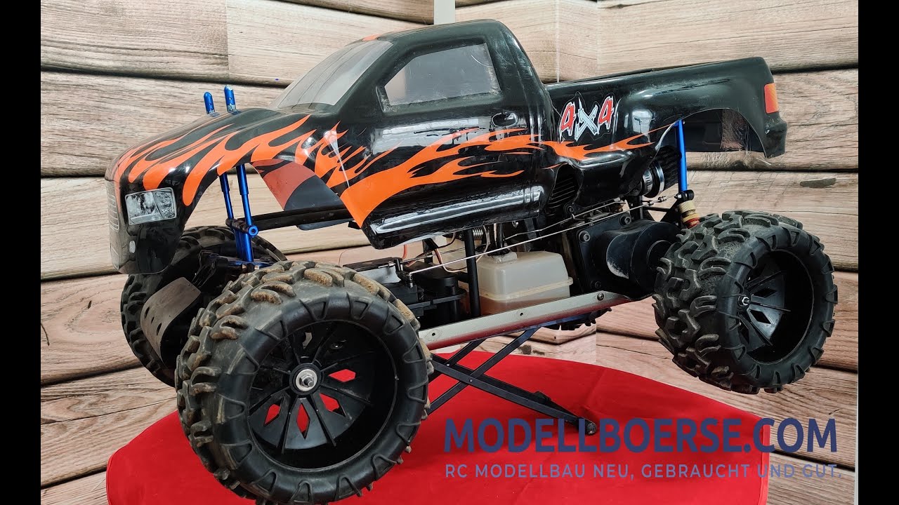 MT VRX Racing RC Monster Präsentation 1:5 Benziner Modellbörse.com ...