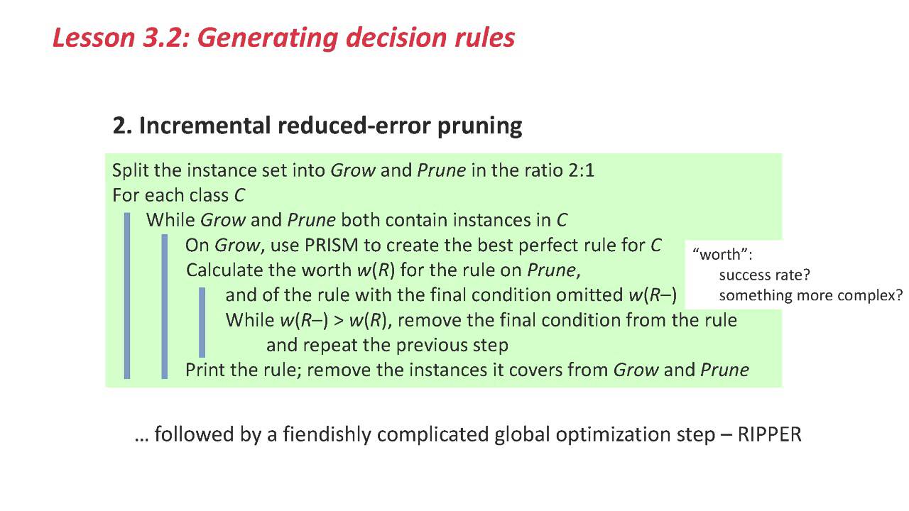 More Data Mining with Weka (3.2: Generating decision rules) - YouTube