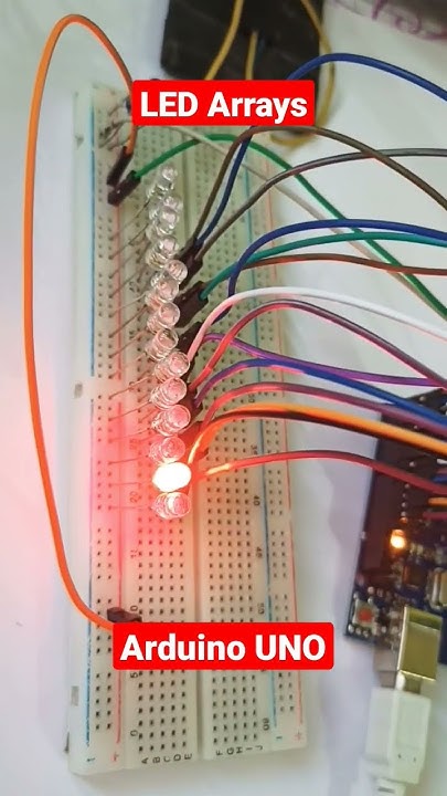 Arduino LED Arrays #shorts #electronic #arduino - YouTube