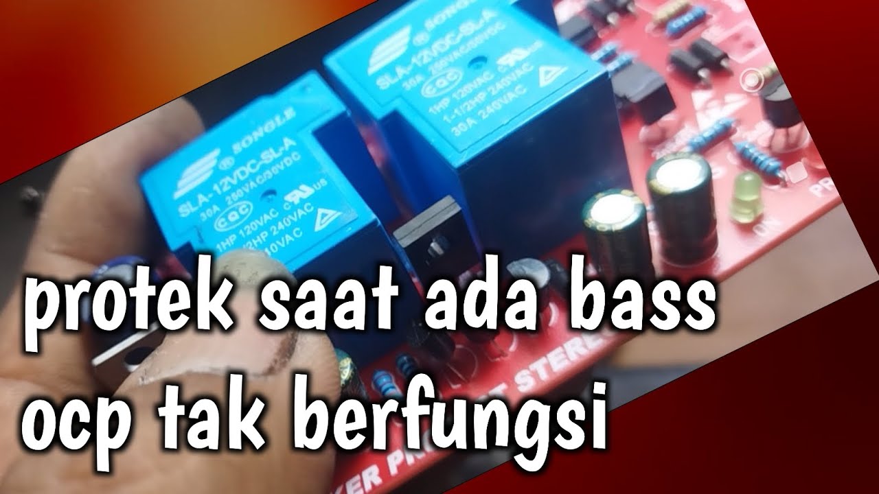 Cara perbaiki speaker protektor ocp sensitif - YouTube