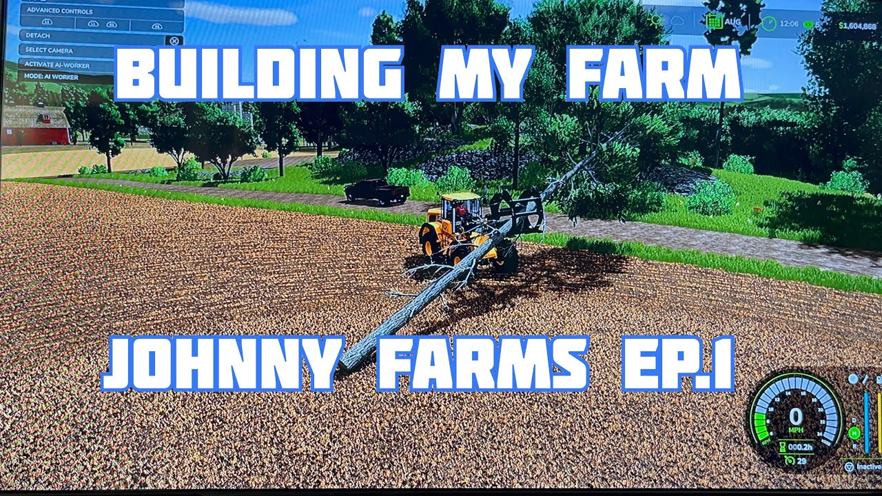 Building my farm (Johnny Farms EP.1) - YouTube