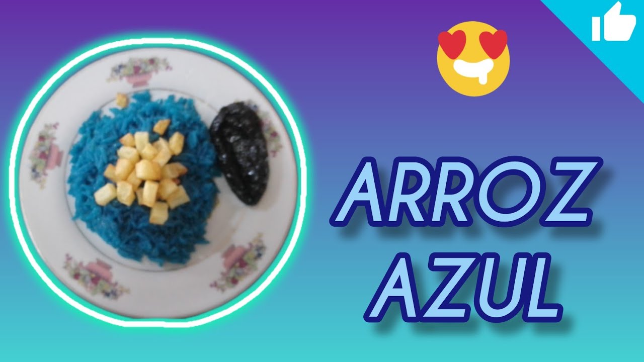🔹ARROZ AZUL🔹~EXTRAÑO, PERO DELICIOSO ~🥣💙 - YouTube