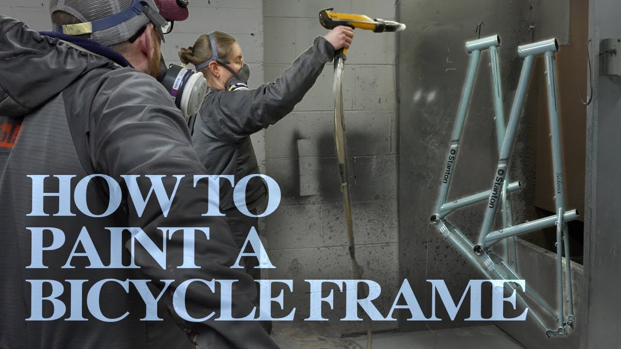 Stanton Bikes - How to Powder Coat a Bicycle Frame - Part 2 - YouTube
