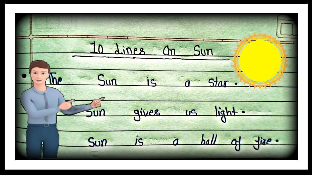10 Lines On The Sun in English/The Sun Essay in English/Essay On The ...