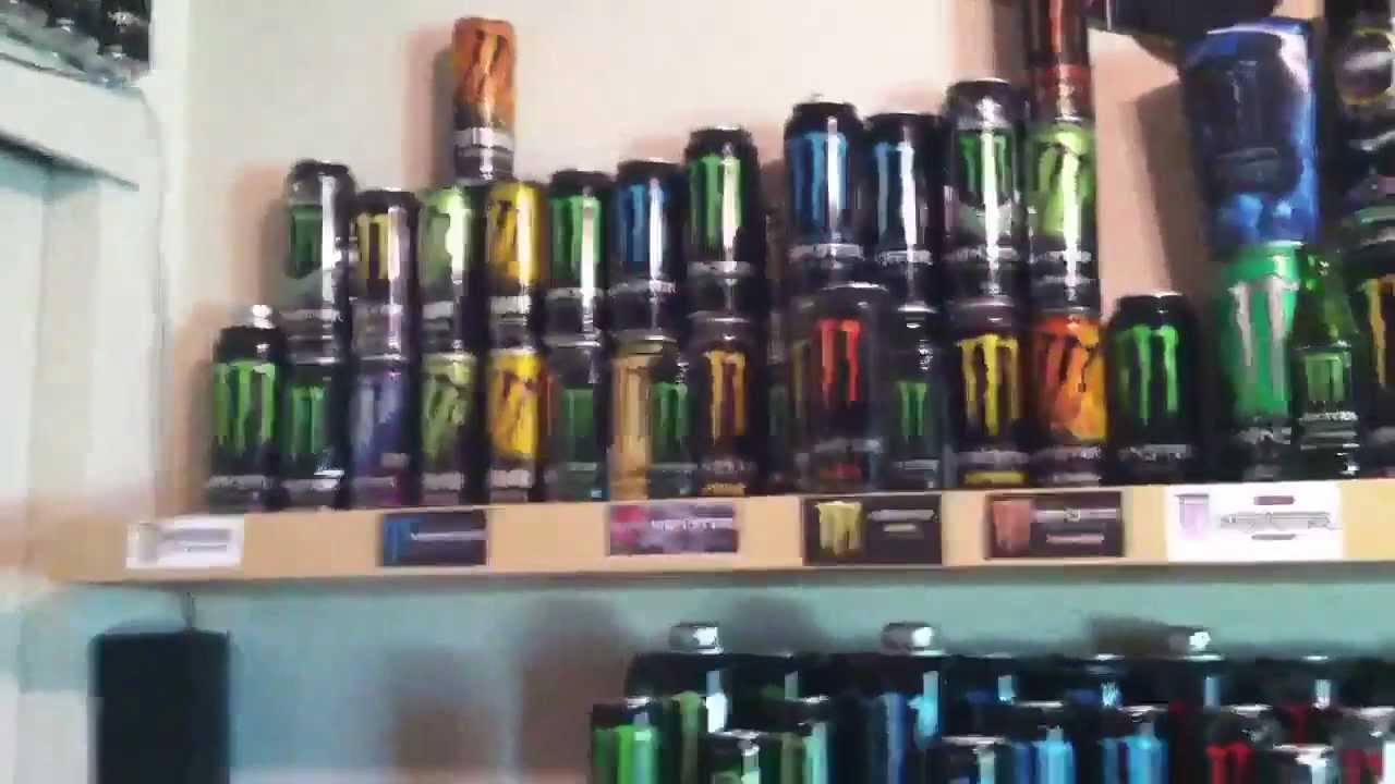 Monster energy collection update(energy shot flavor) - YouTube