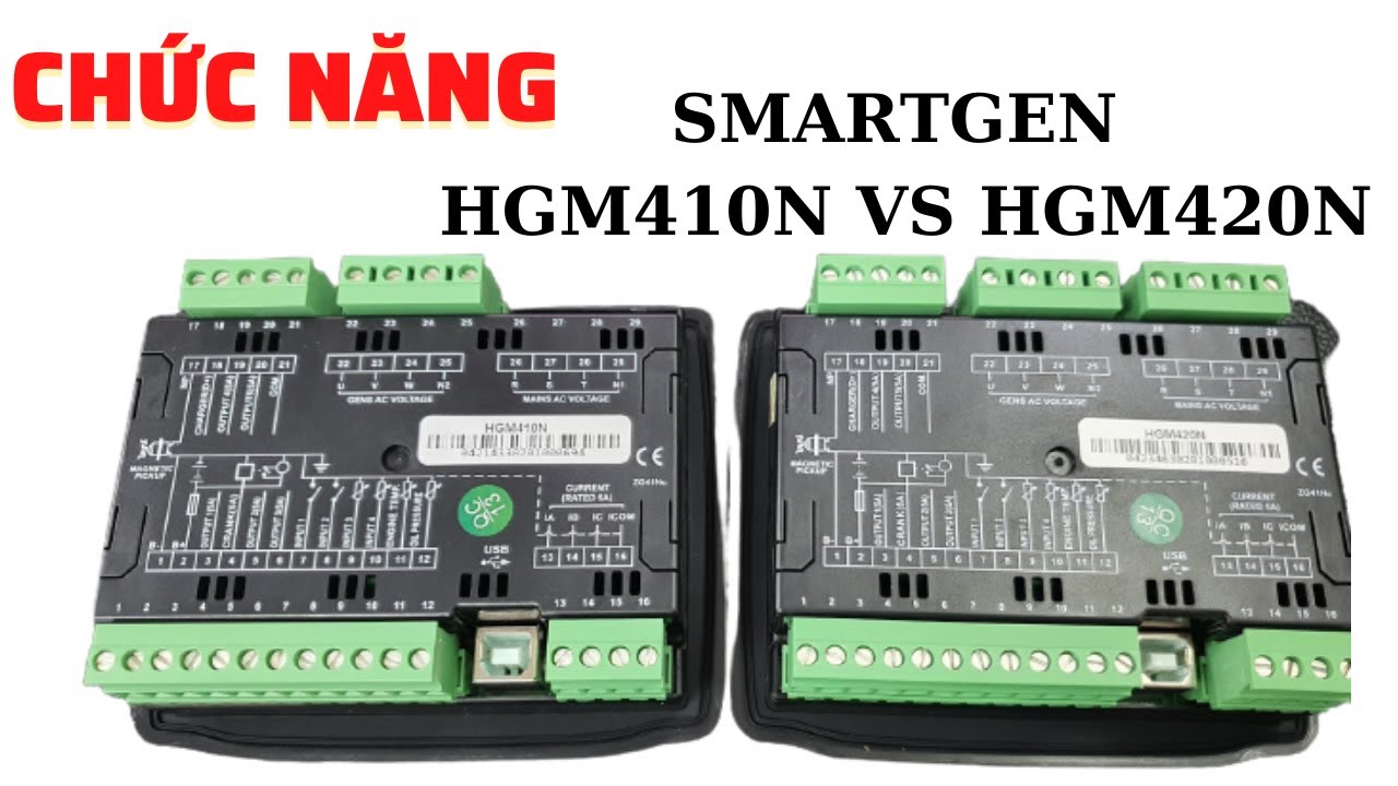 Chức năng bộ điều khiển máy phát điện Smartgen HGM410N và HGM420N - YouTube