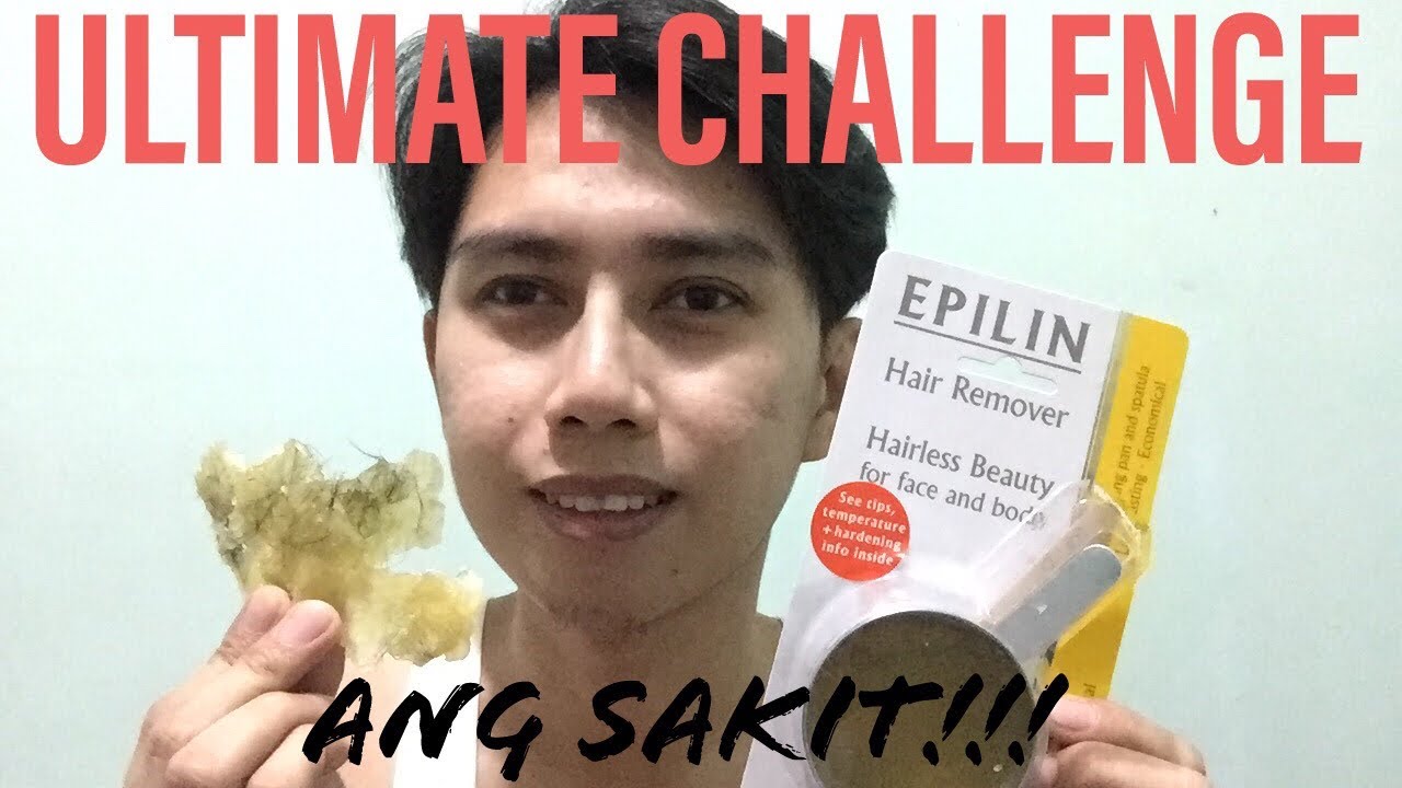 Waxing my under arm using EPILIN HAIR REMOVER - YouTube