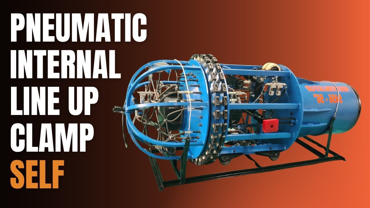 Pneumatic Internal Line Up Clamp ~ SSEGPL (Made in India) - YouTube