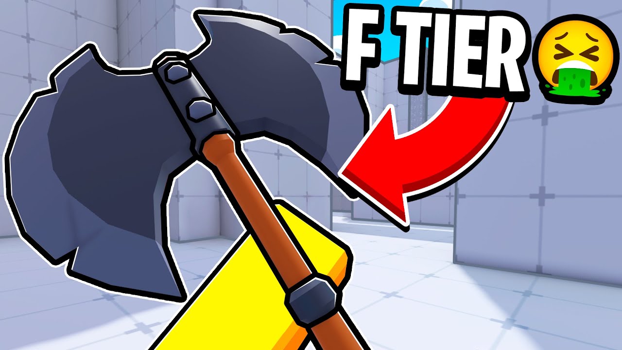 Using ONLY BATTLE AXE In Rivals - YouTube