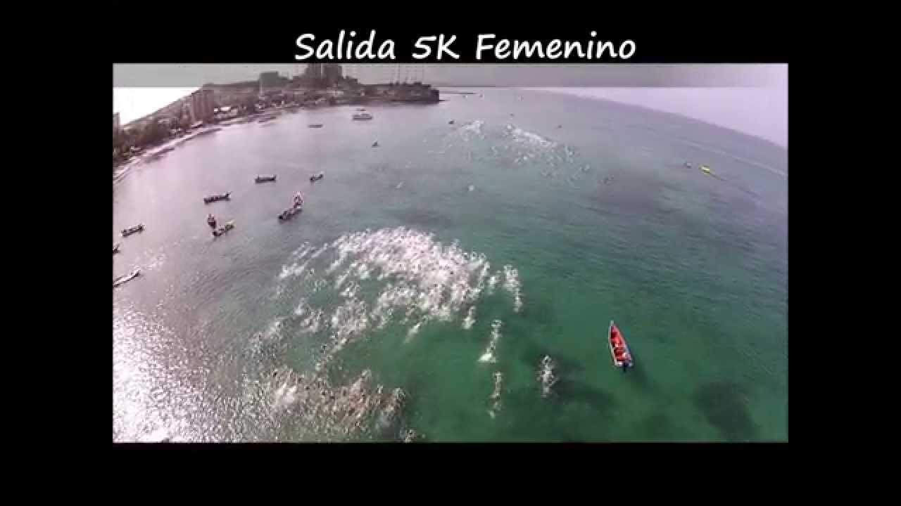 5K Aguas Abiertas Copa Danny Chocron 2014 / open waters. DJI PHANTOM ...
