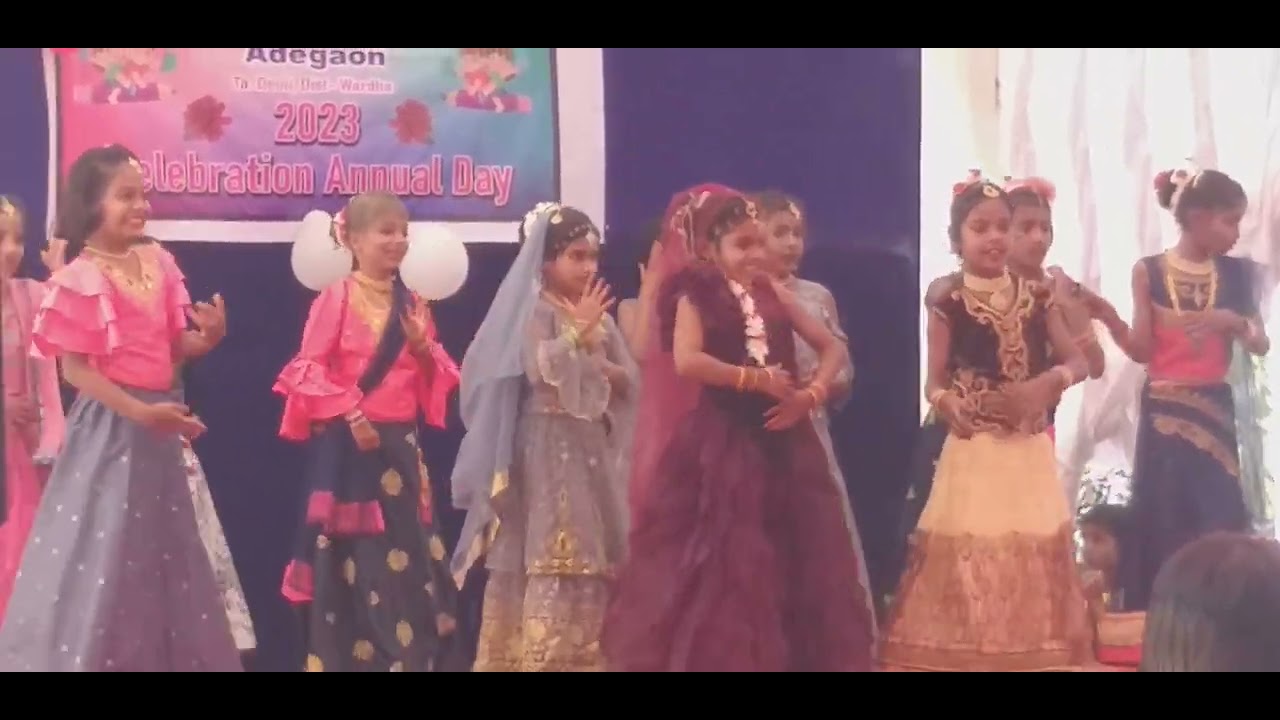 Saksham English Medium School Adegaon students 3rd Class Dance @2023 - YouTube