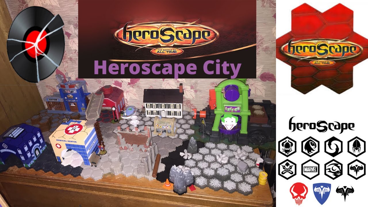How to make a Heroscape City with Marvel DC Custom figures - YouTube