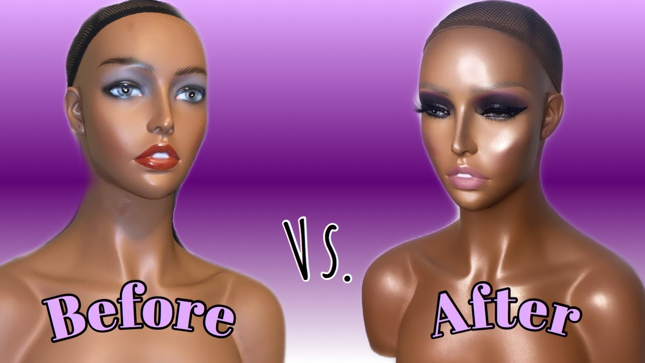 BEFORE AND AFTER | MANNEQUIN TRANSFORMATION | HOW TO SLAY MANNEQUIN ...
